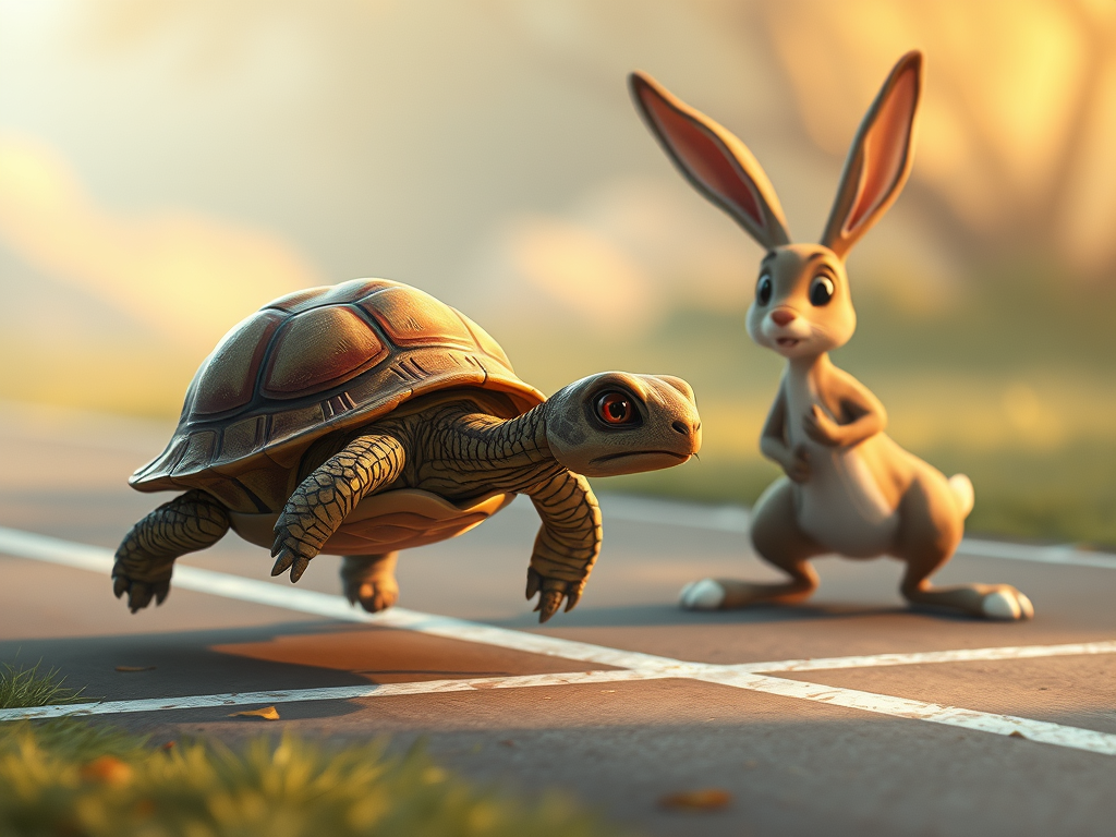 Aesop’s Fables: The Tortoise and The Hare – Fairytales Archive